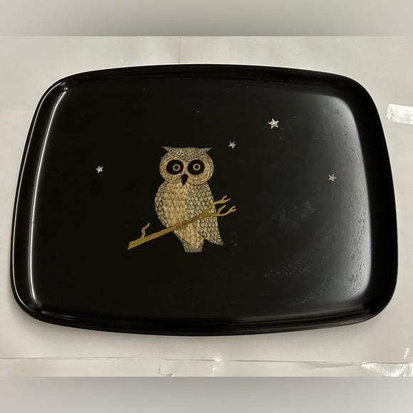 Couroc | Accents | Couroc Owl Design Dish Mcm Couroc Monterey Footed 2 ...